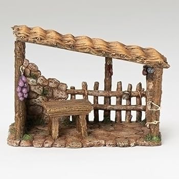 Amazon.com: Roman 7.75" L Pigpen For 5" Nativity Figures Fontanini ...