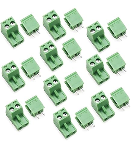 Phoenix Connector 3 Pin LuoQiuFa10 Set 3-Pin 5.08mm Pitch Male Female PCB India Block Screws
