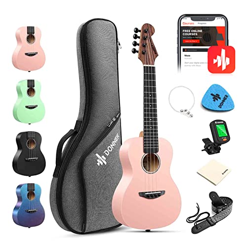 Mua Donner Concert Ukulele Beginner Set 23 Inch Ukelele Starter Bundle ...