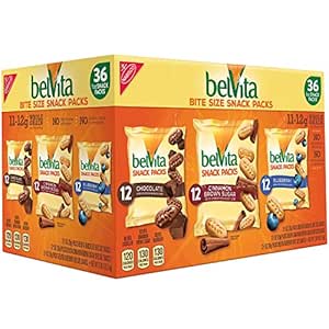 Amazon.com: Belvita Breakfast Biscuits Bite-Size Snack Variety Packs, 1 ...
