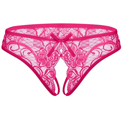 Justgoo Women's Low Rise Micro Back G-String Thong Panty Underwear- Buy ...