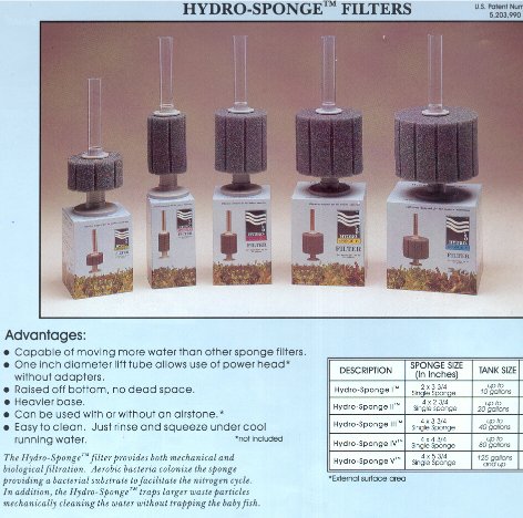 Hydro-Sponge Filter I--HS910 - Aquarium Technology, Inc.
