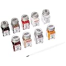 Amazon.com: Testors 9120 Auto Detail Enamel Paint Set, .25 oz bottles ...