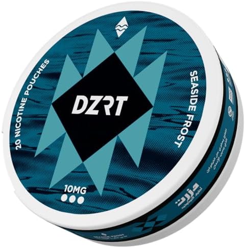 DZRT - Nicotine Pouches - Sea Side Frost - 10 mg (1*20) price in Saudi ...