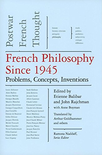French Philosophy Since 1945: Problems, Concepts, Inventions, Postwar ...