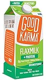 Good Karma Flax Milk Original Unsweetened Protein Plus, 64.0 oz: Amazon ...