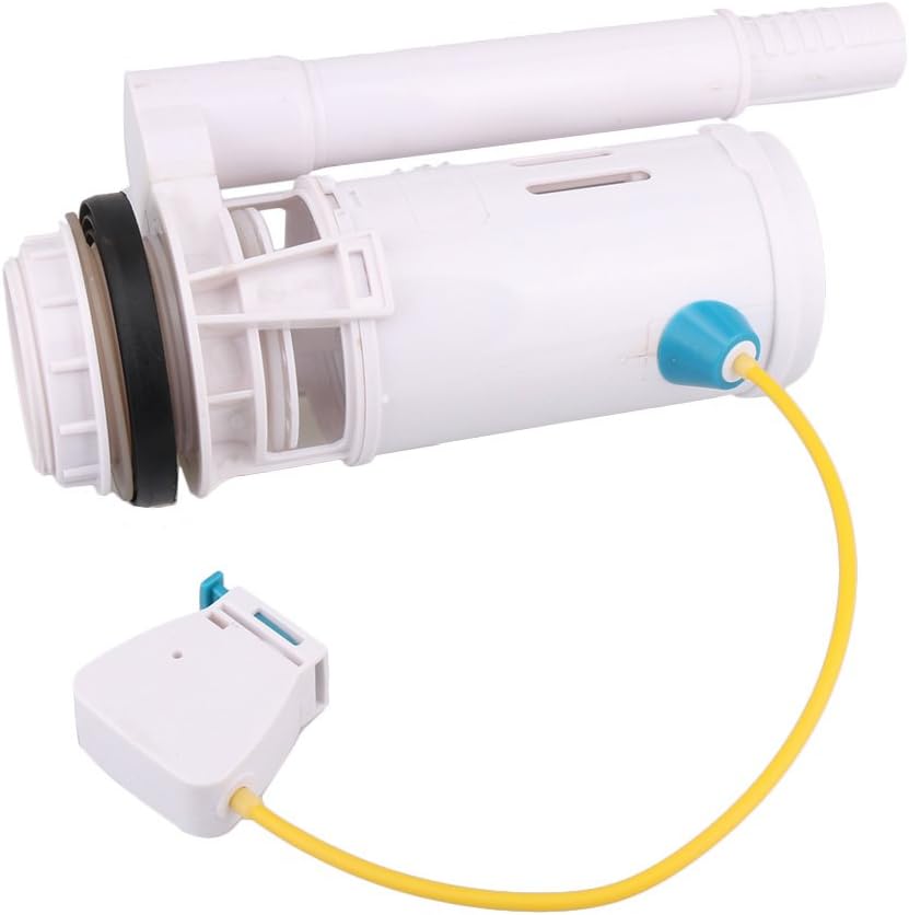 RDEXP Plastic Toilet Cistern Water-Saving Push Button Dual Drain Flush ...