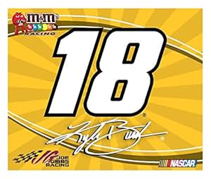 Amazon.com: NASCAR #18 KYLE BUSCH DECAL-KYLE BUSCH STICKER DECAL-3 ...