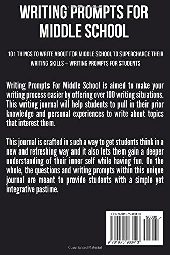  Interesting Writing Topics For Middle School 30 Fun Creative Writing 