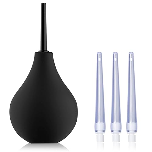 TopQuaFocus Enema Bulb Enema Kit for Constipation Douche 8Oz 4“ Tips ...