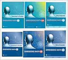 Dimensions Math Grade 6 Set (6 Books) -- Textbooks 6A and 6B, Workbooks ...