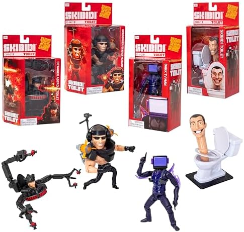 Skibidi Toilet Deluxe Figures Season 2 1380S2-4 Variants to Collect ...