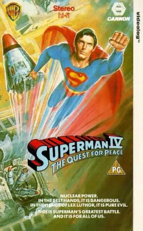 Superman 4 - The Quest For Peace [VHS] [1987]: Christopher Reeve, Gene ...