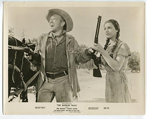 MOVIE PHOTO: RAWHIDE TRAIL-PHOTO 8X10-REX REASON-MAUREEN HINGERT-1958 ...