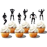 Amazon.com: 36 PCS Male Dancers Strippers Beefcake Cupcake Toppers ...