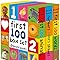 First 100 Board Book Box Set (3 books): First 100 Words, Numbers Colors ...