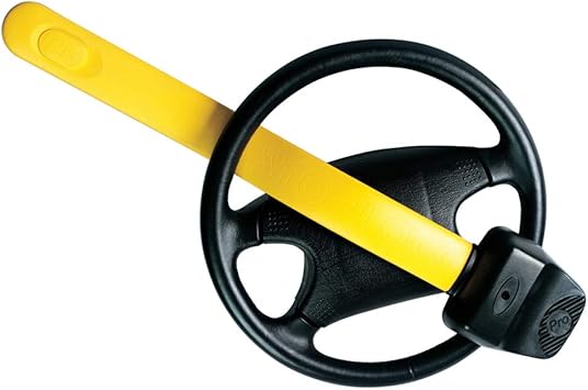 Stoplock HG 150-00 Pro Elite Car Steering Wheel Lock - Safe Secure Heavy Duty Anti-Theft Bar ...