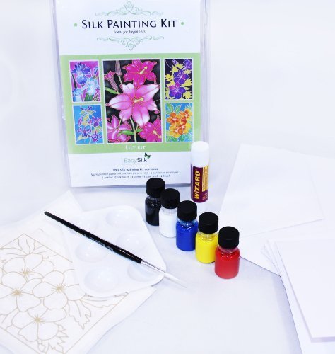 Silkcraft Silk Painting: Cardmaking Kit - Makes 5 Lovely Cards - Lily ...