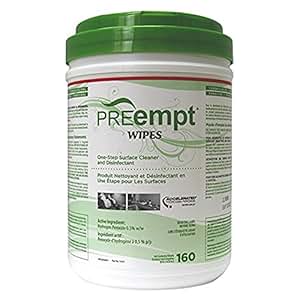 PREempt Wipes – One-Step Surface Cleaner and Disinfectant: Amazon.ca ...