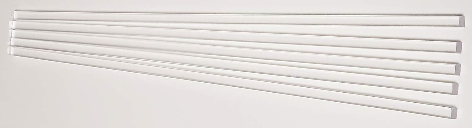 Amazon.com: 5 Pcs 3/16” x 3/16" x 24” Long Square Clear Acrylic ...