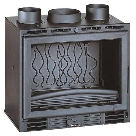 Invicta Compact Inset Wood burning Stove With Built-in Fans to Push ...