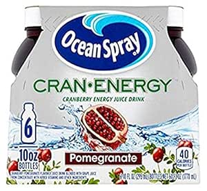 Amazon.com : Ocean Spray Cran-Energy, Cranberry Pomegranate Energy ...