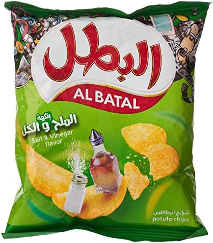 AL Batal Salt and Vinegar Potato Chips, 23g - Pack of 1 price in Saudi ...