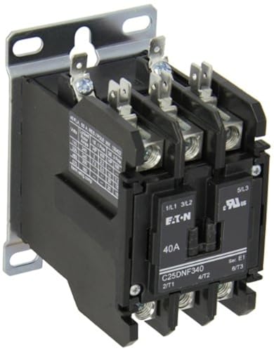 Eaton C25DNF340A Definite Purpose Contactor, 50mm, 3 Poles, Box Lugs ...