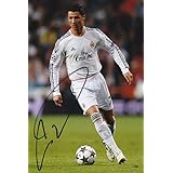 Amazon.com: Cristiano Ronaldo Autograph Promo Print - #7-12" x 18 ...