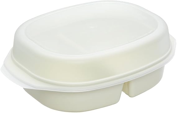 Kitchen Craft Microwave Divided Dishes and Lids, Set of 2: Amazon.co.uk ...