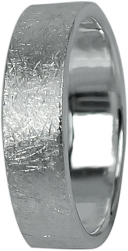 Silberring Maserung rau gebürstet massiv Ring 925er Sterling Silber ...