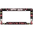Amazon.com: Betty Boop Glitter License Plate Frame : Automotive