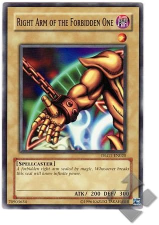 Left Arm of the Forbidden One - Exodia Piece (Common) / Single YuGiOh ...