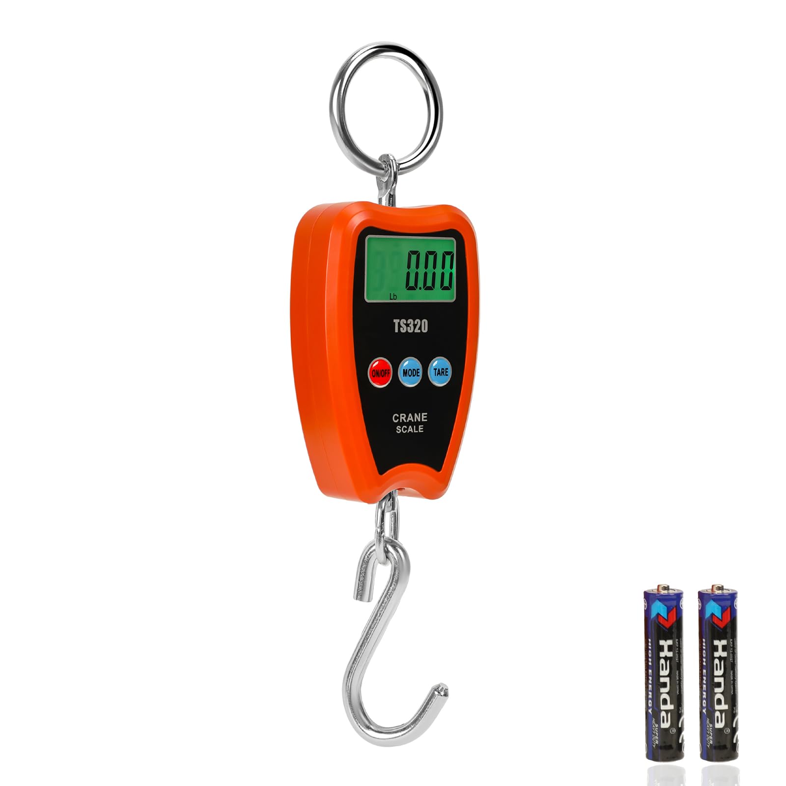 Outmate Digital Crane Scale 300kg/660lbs 200kg/440lbs with LED Handheld ...