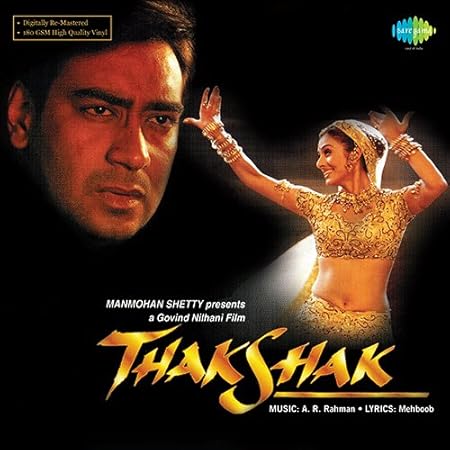 THAKSHAK BOLLYWOOD MOVIE SOUNDTRACK VINYL RECORD - TABBU, AJAY DEVGAN