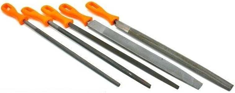 5 Large Files Metalsmith Metal Filing Hand Tools 10" - File Handles ...