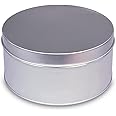 Amazon.com: Large Round Tin Box - For Home And Office Storage, Gifting ...