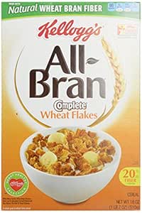 Amazon.com: Kellogg's All-Bran Complete Wheat Flakes - 18 oz