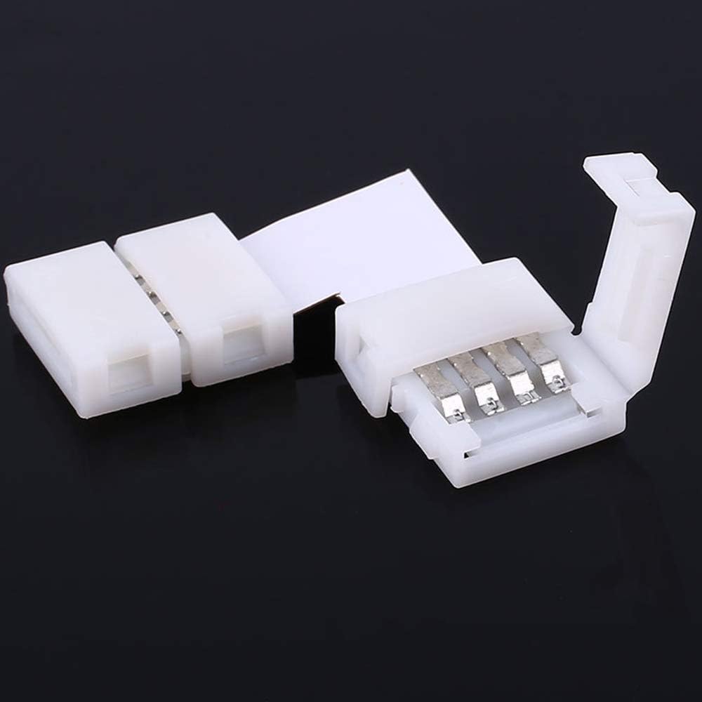 Xinlie L Shape LED RGB Corner Connector LED RGB Strip Connector L-Shape ...
