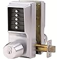 Kaba Simplex Keypad Entry Lock with Key Override, 2.75" Backset, 0.5 ...