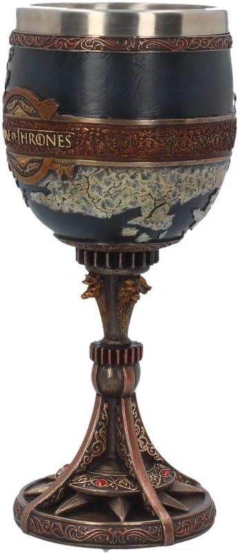 Nemesis Now Seven Kingdoms Game of Thrones Goblet 17.5cm Bronze, Resin ...