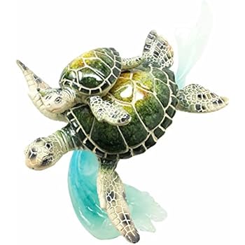 Amazon.com: Large Sea Turtle Statue - Figurine: Home & Kitchen
