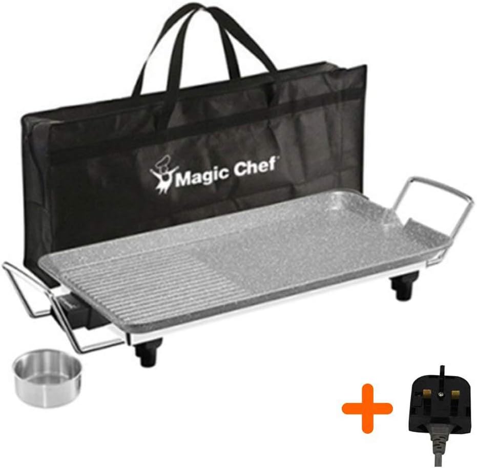 Review Magic Chef Korean BBQ Electric Portable Ceramic Coating Grill ...