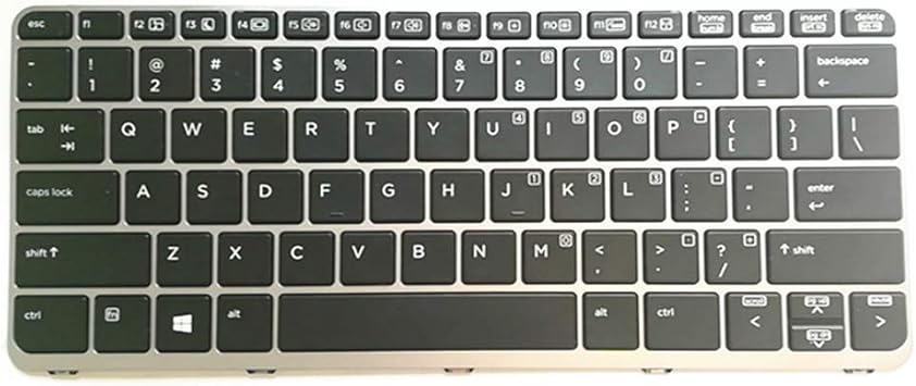 FQ Tastiera del Computer Portatile per HP Elite x2 1013 G3 Nero con ...