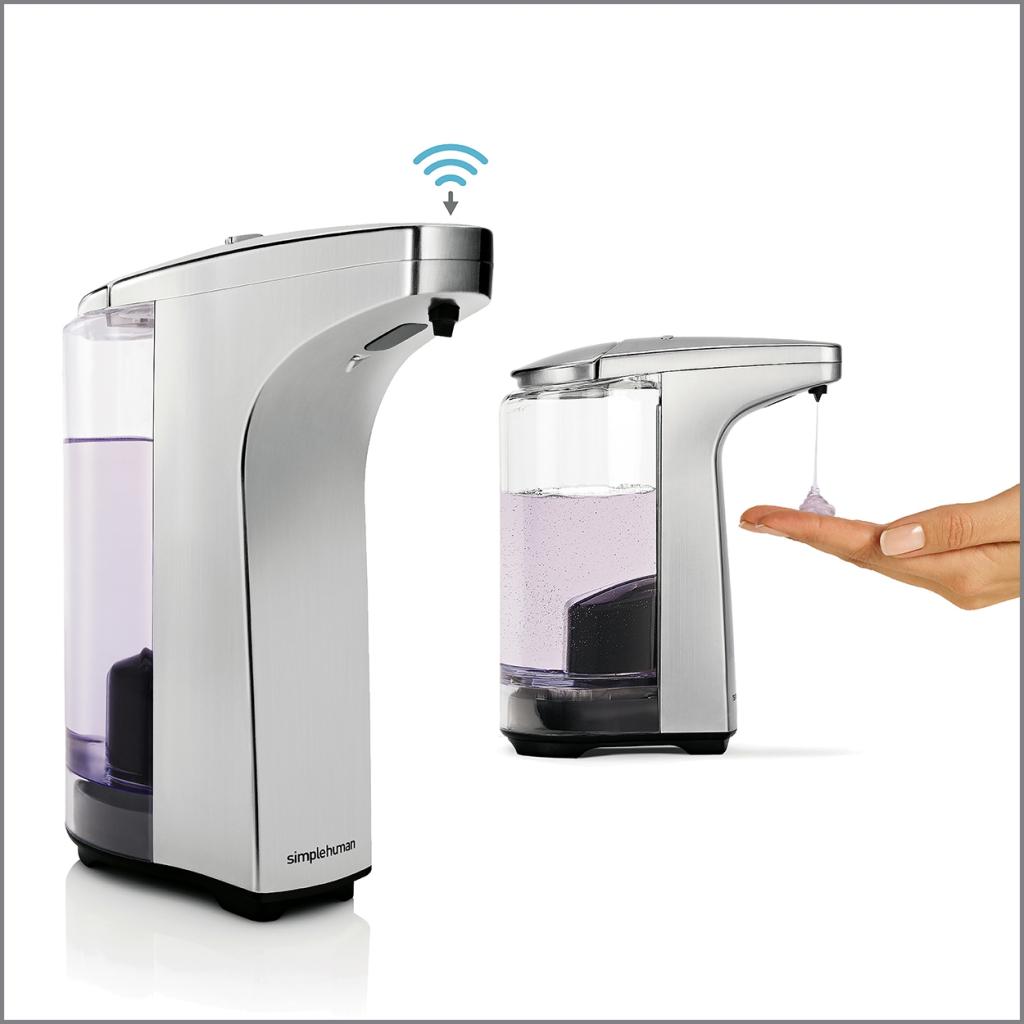 simplehuman Compact Sensor Pump with Soap Sample, 237 ml - White ...
