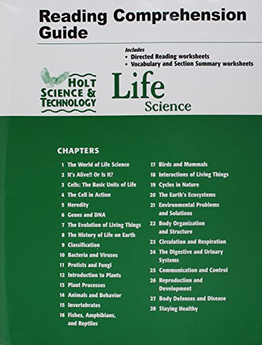 Amazon.com: Holt Science & Technology: Life Science: Reading and ...