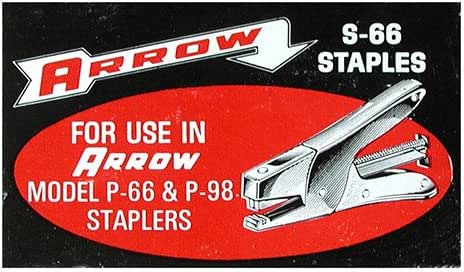 Amazon.com: Arrow Fastener S66 Staples 3/16" 1000/box: Home Improvement