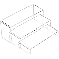 Amazon.com: NIUBEE Acrylic Display Riser, 3 Pcs 9" Large Acrylic Risers ...