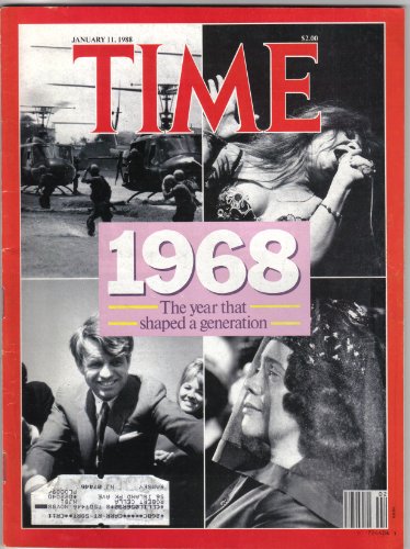 Time Magazine January 11 1988 1968 The Year That Shaped a Generation ...