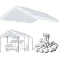 Amazon.com: 10'x20' Upgraded Carport Replacement Top Canopy Cover for ...